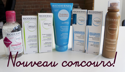 CONCOURS: une superbe peau avec Bioderma - Le Cahier