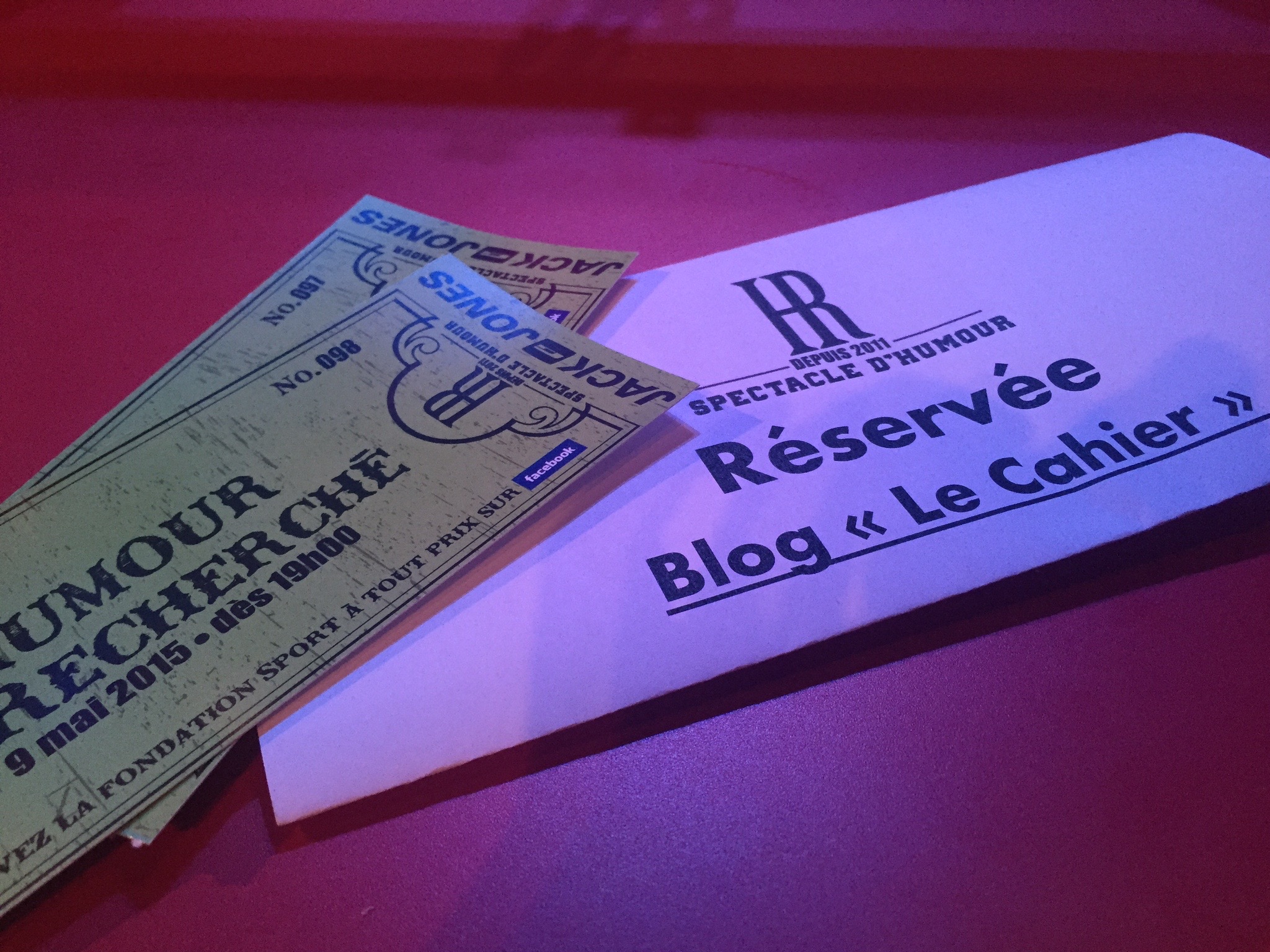 Humour Recherché : Rire pour une bonne cause - Le Cahier